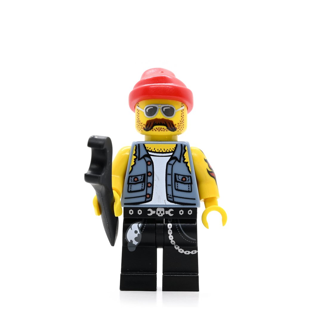 Motorcycle Mechanic - | Lego Minifigures | lego.minifigures.world