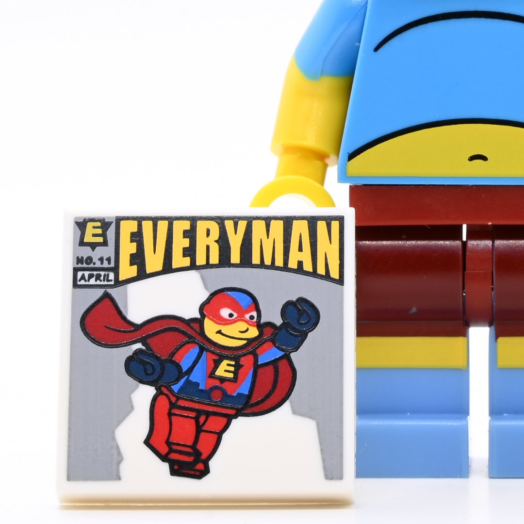 Comic Book Guy - | Lego Minifigures | lego.minifigures.world