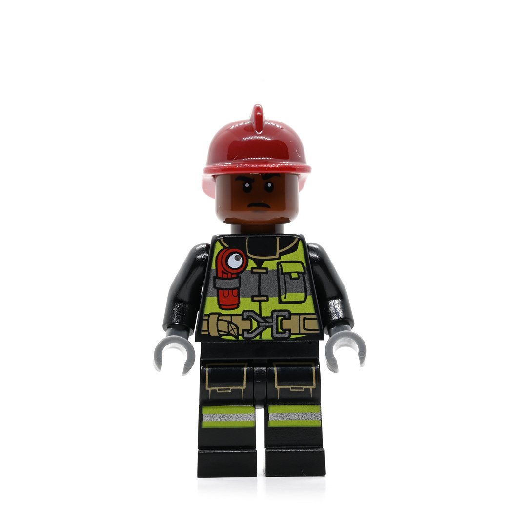 Firefighter - | Lego Minifigures | lego.minifigures.world