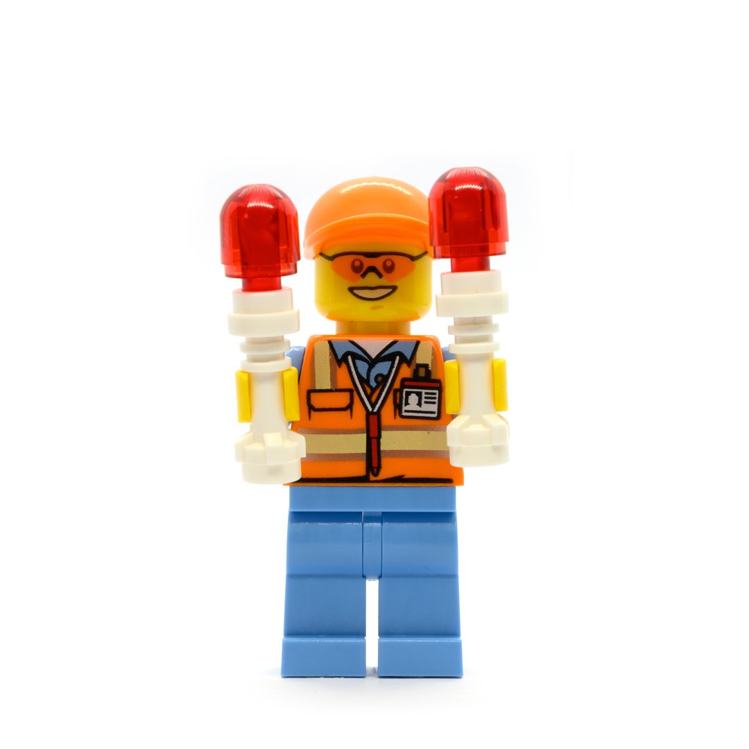Airport Worker - | Lego Minifigures | lego.minifigures.world