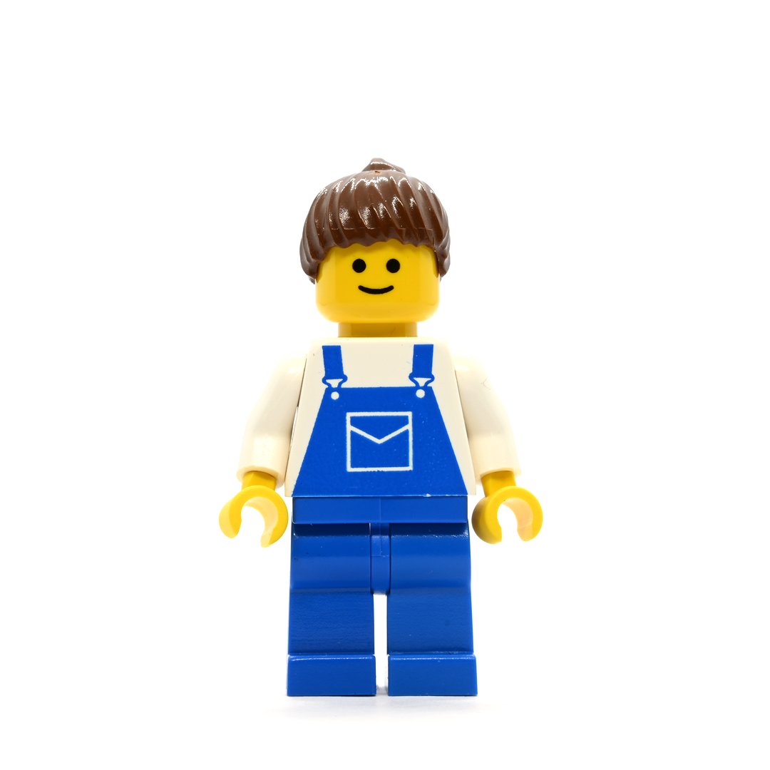 Blue Overalls Girl - | Lego Minifigures | lego.minifigures.world