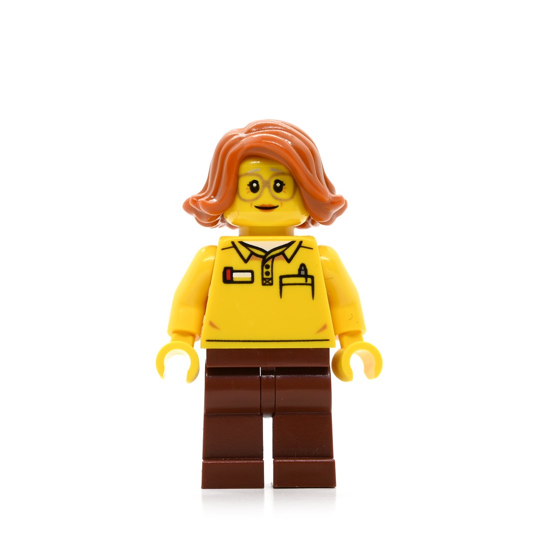 Toy Store Worker - | Lego Minifigures | lego.minifigures.world