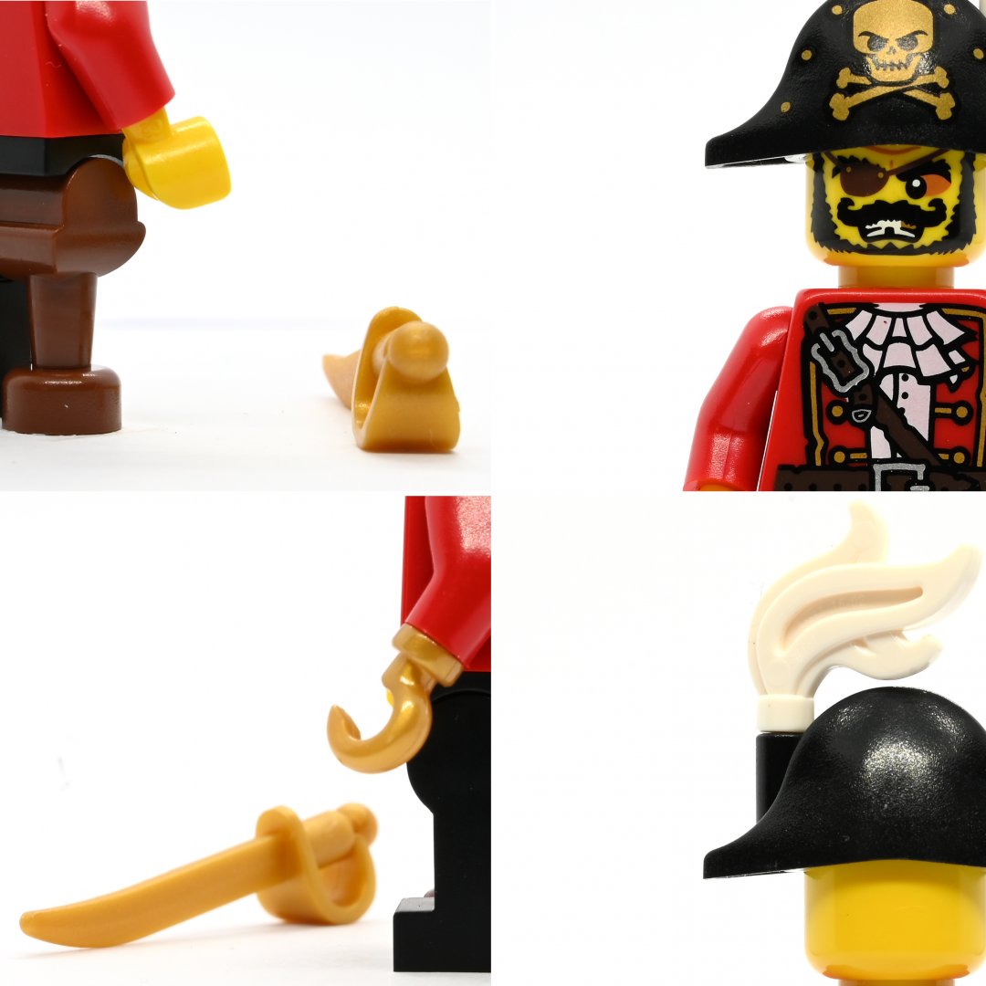 Pirate Captain - | Lego Minifigures | lego.minifigures.world