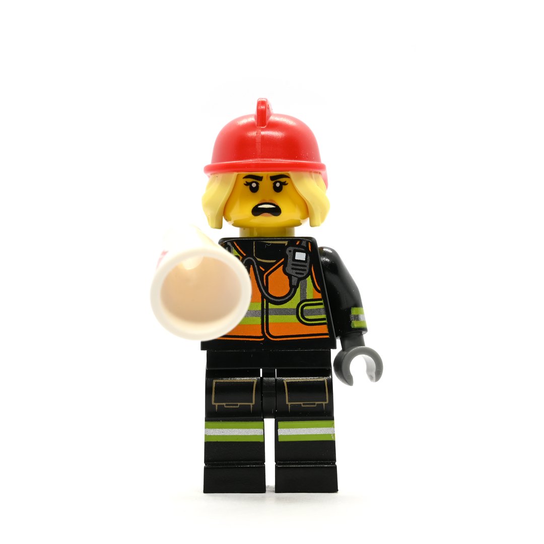 Fire Fighter - | Lego Minifigures | lego.minifigures.world