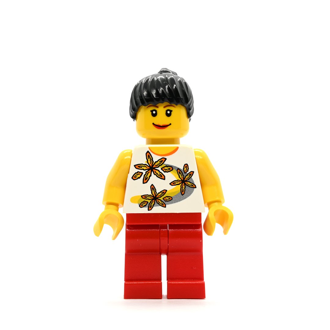 Yellow Flowers Girl - | Lego Minifigures | lego.minifigures.world