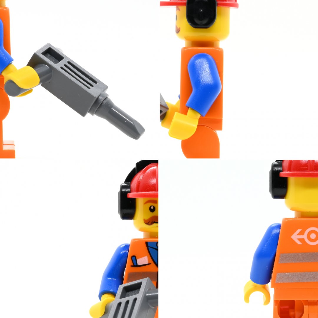 Construction Worker (Jackhammer) - | Lego Minifigures | lego ...
