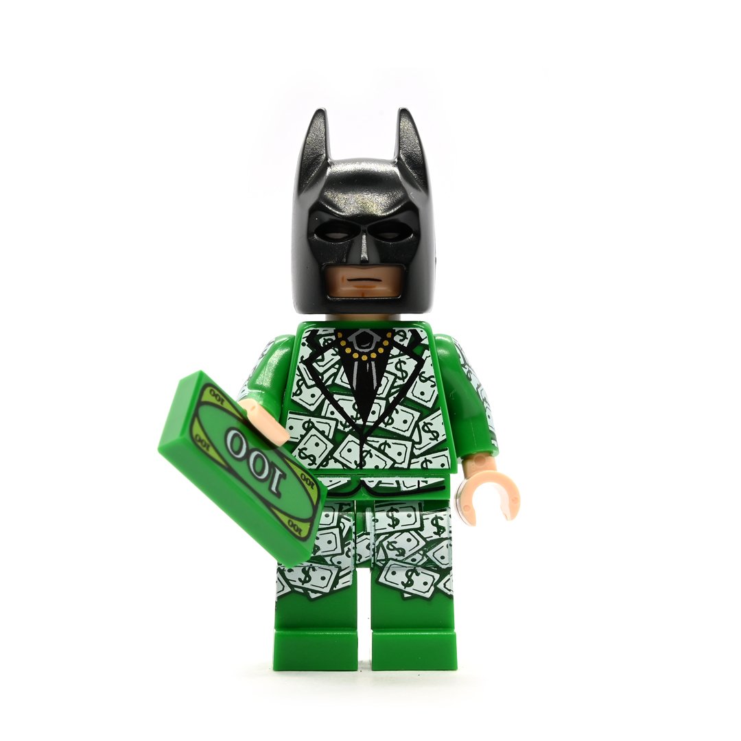 Dollar Bill Tuxedo Batman - | Lego Minifigures | lego.minifigures.world