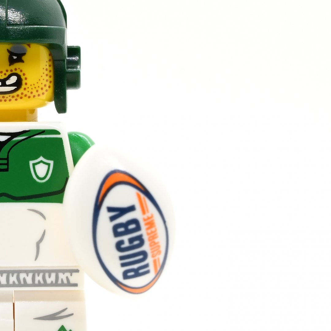 Rugby Player - | Lego Minifigures | lego.minifigures.world