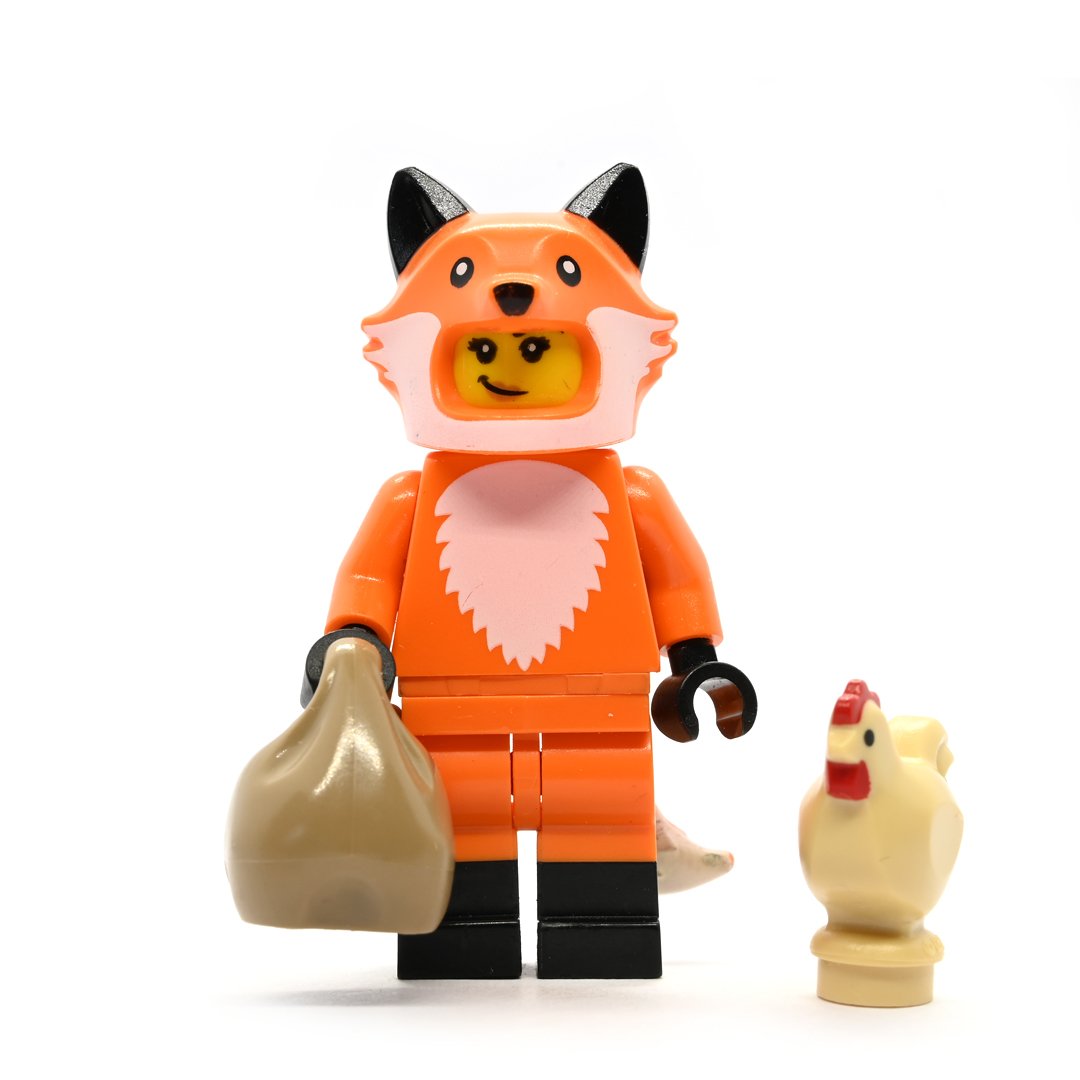 Fox Costume Girl - | Lego Minifigures | lego.minifigures.world