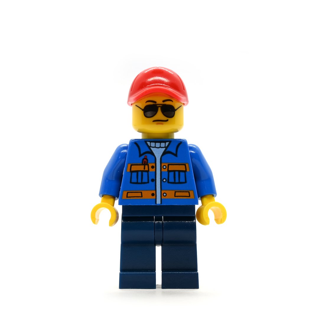 Cargo Train Worker - | Lego Minifigures | lego.minifigures.world