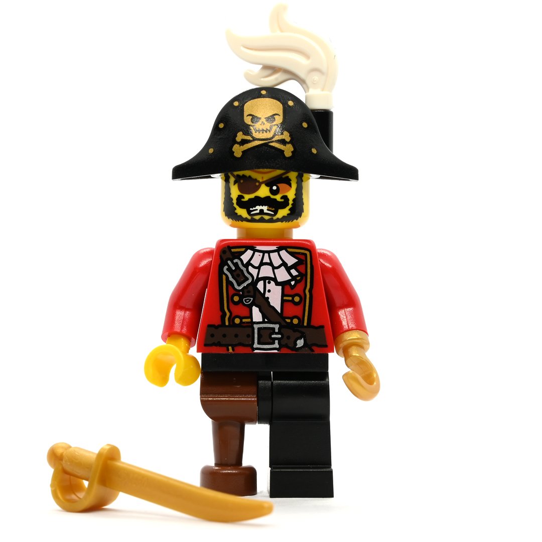 Pirate Captain - | Lego Minifigures | lego.minifigures.world
