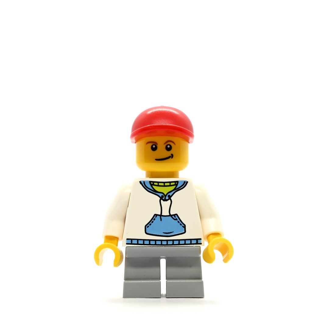 Boy With Hoodie - | Lego Minifigures | lego.minifigures.world
