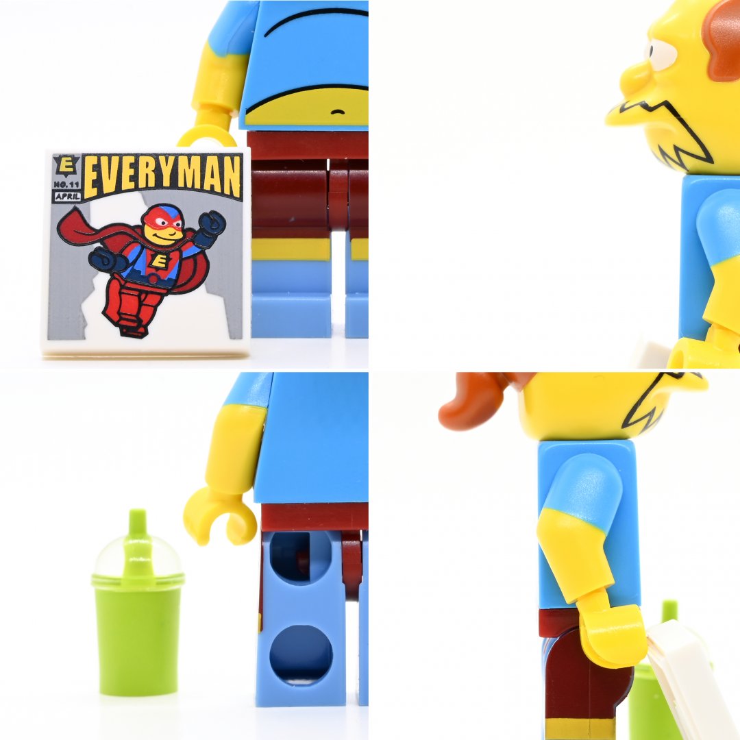 Comic Book Guy - | Lego Minifigures | lego.minifigures.world