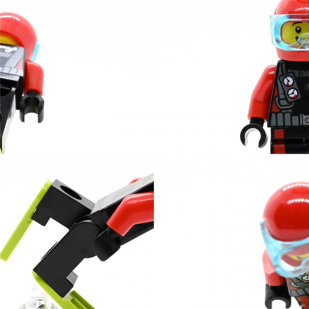 Beachgoer (Scuba Diver) - | Lego Minifigures | lego.minifigures.world