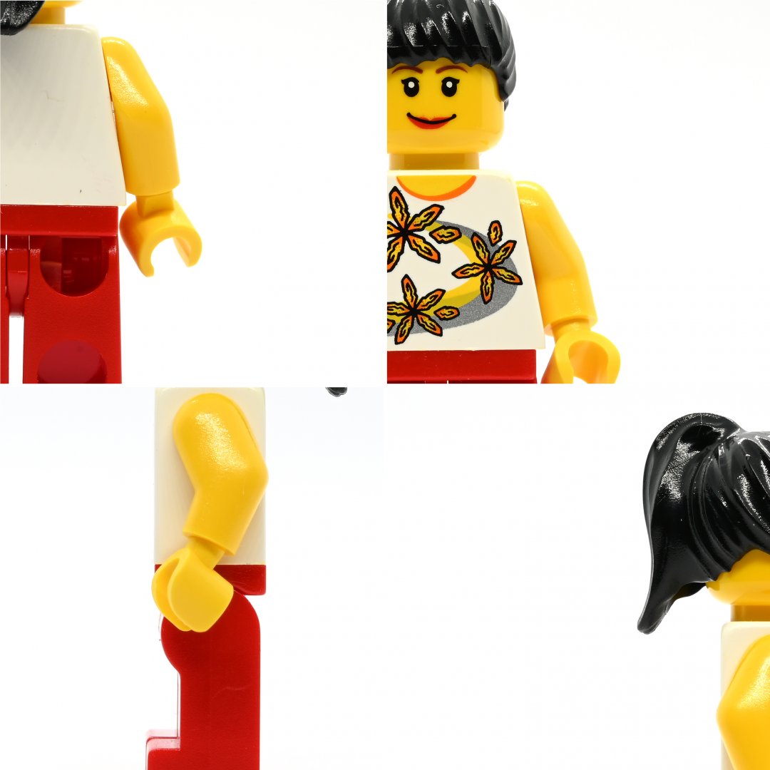 Yellow Flowers Girl - | Lego Minifigures | lego.minifigures.world