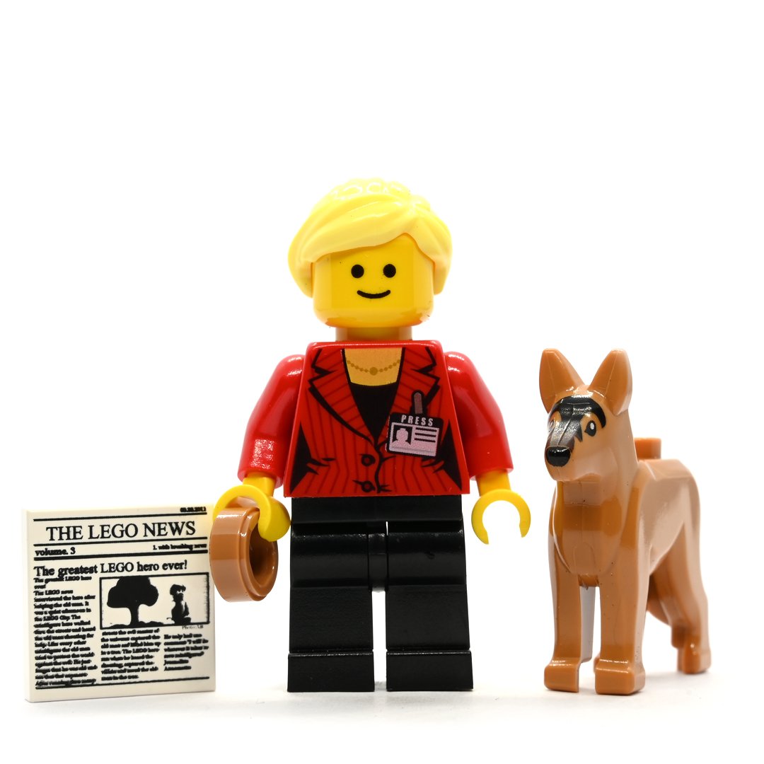 Press Woman / Reporter - | Lego Minifigures | lego.minifigures.world
